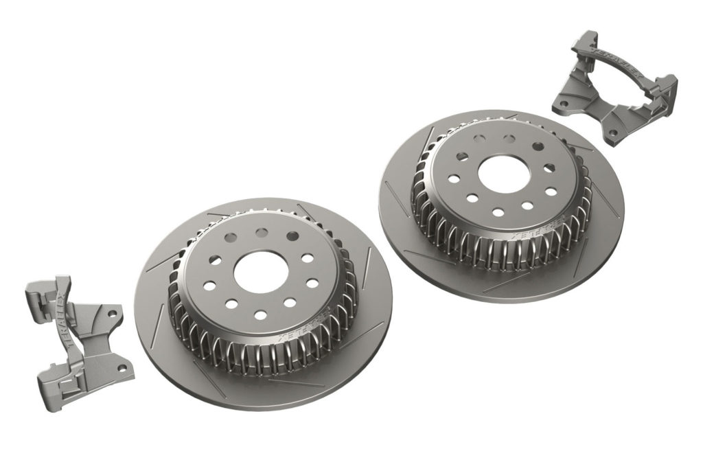 Rear Performance Slotted Big Rotor Kit Teraflex – Jeep Wrangler JK 2007 ...